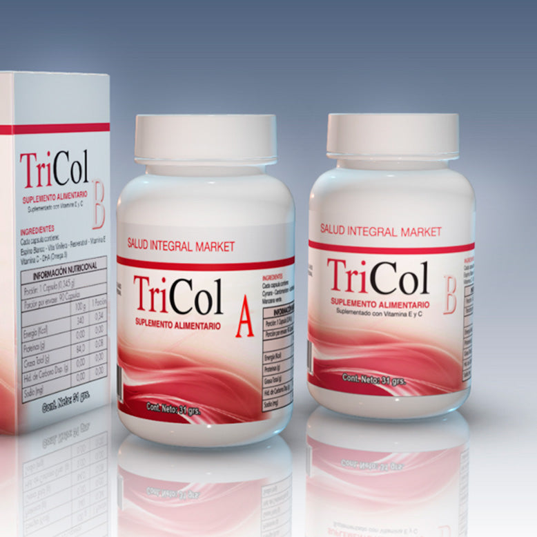 Pack Tricol + Frasco Colagenoartrit + Frasco Citrato de Magnesio ...